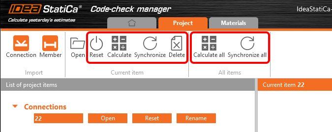 Multiple selection and export from FEA software | IDEA StatiCa
